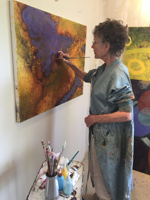 Learn about Jane Wilson and her inspired nature art works.